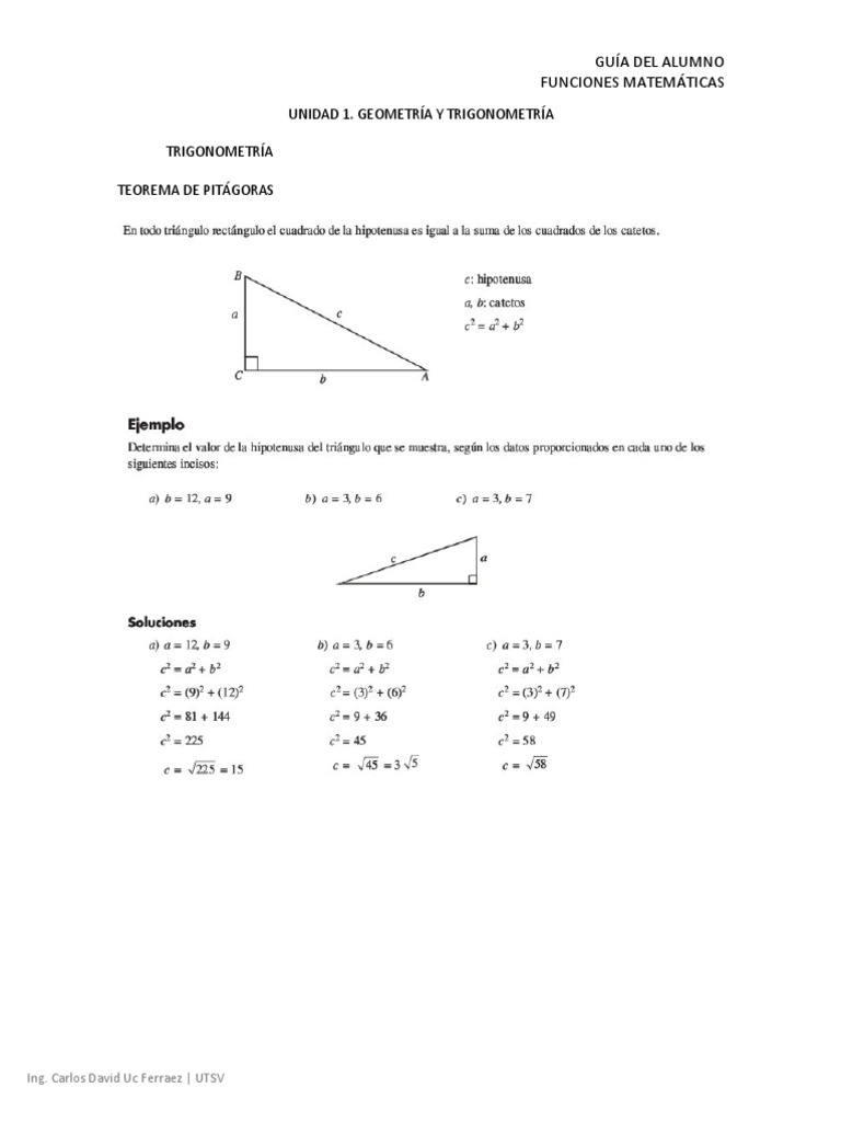 FUNCIONES MATEMÁTICAS Apuntes 4 | PDF | Análisis matemático | Geometría ...