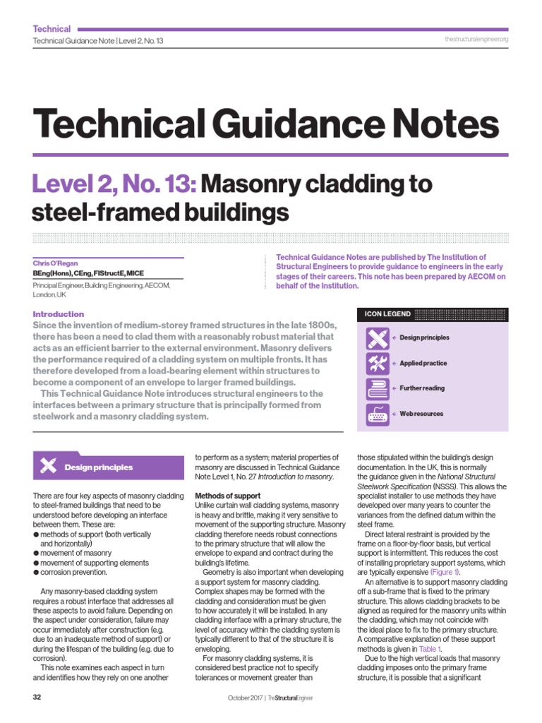 Technical Guidance Notes: Level 2, No. 13 | PDF | Masonry | Wall