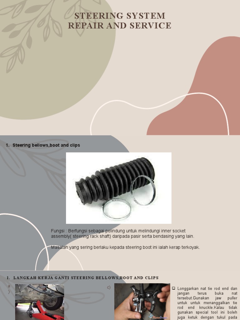 Steering System Repair and Service | PDF