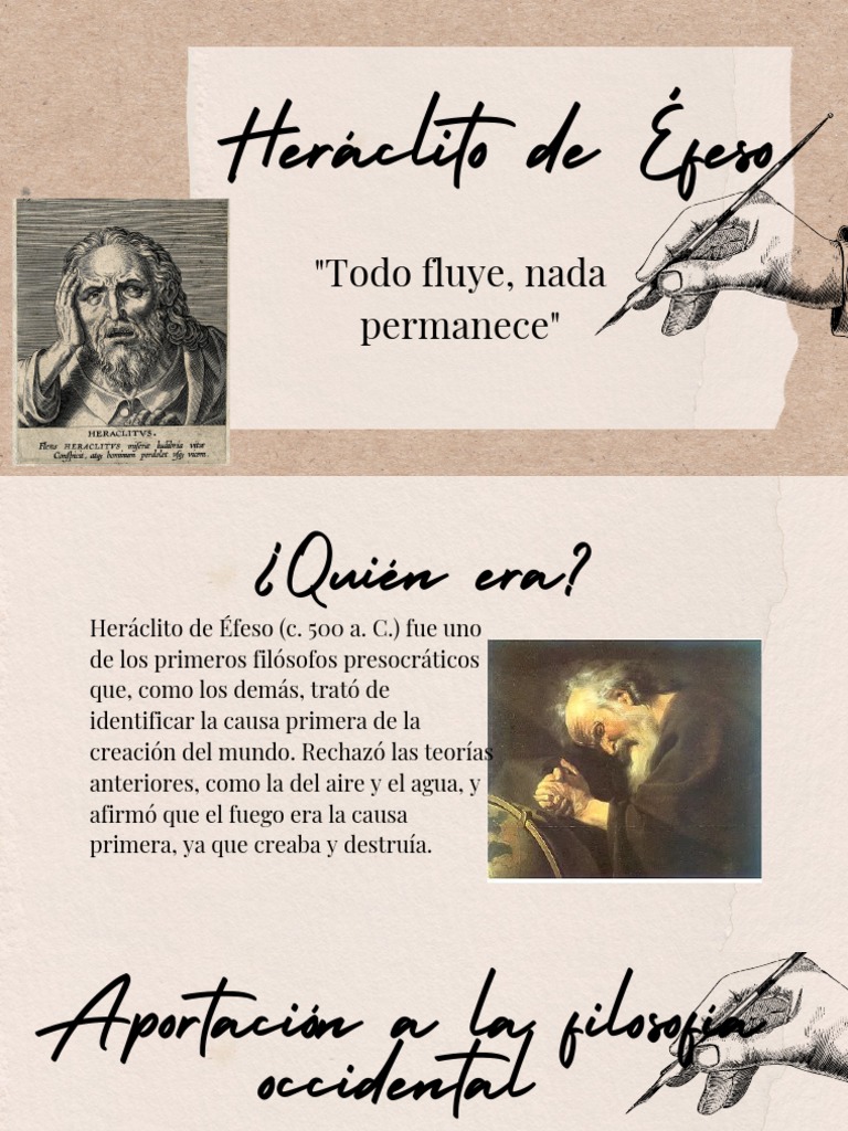Heraclito Pdf Logos Teorías Filosóficas