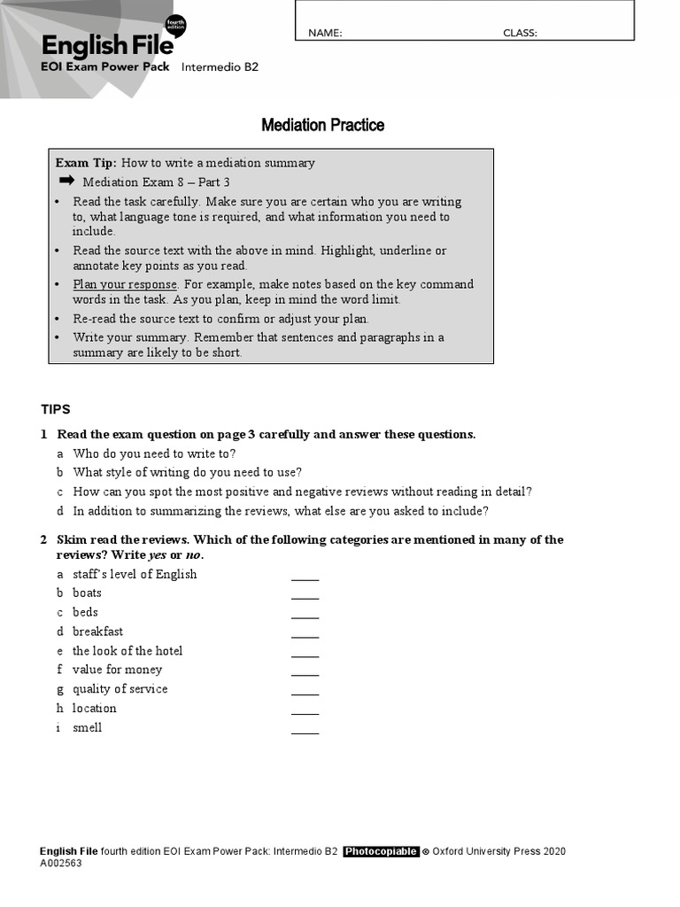 Mediation Practice: Exam Tip: How To Write A Mediation Summary | PDF ...