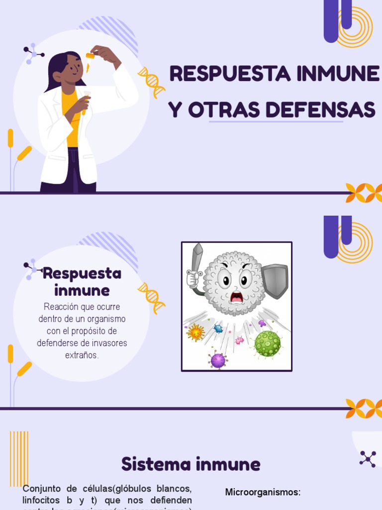 Sistema inmunitario: defensa innata y adaptativa del organismo | PDF | Sistema inmune | Sistema ...