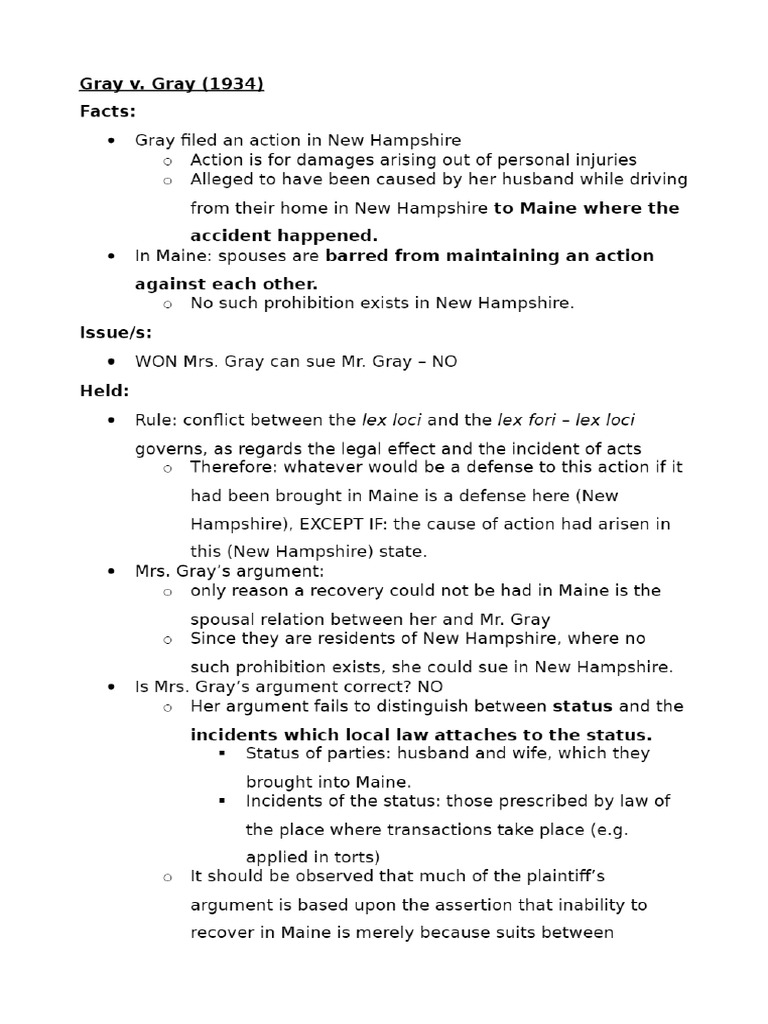 Gray v. Gray | PDF