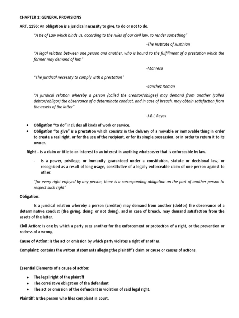 Article 1156-1162 | Download Free PDF | Law Of Obligations | Negligence