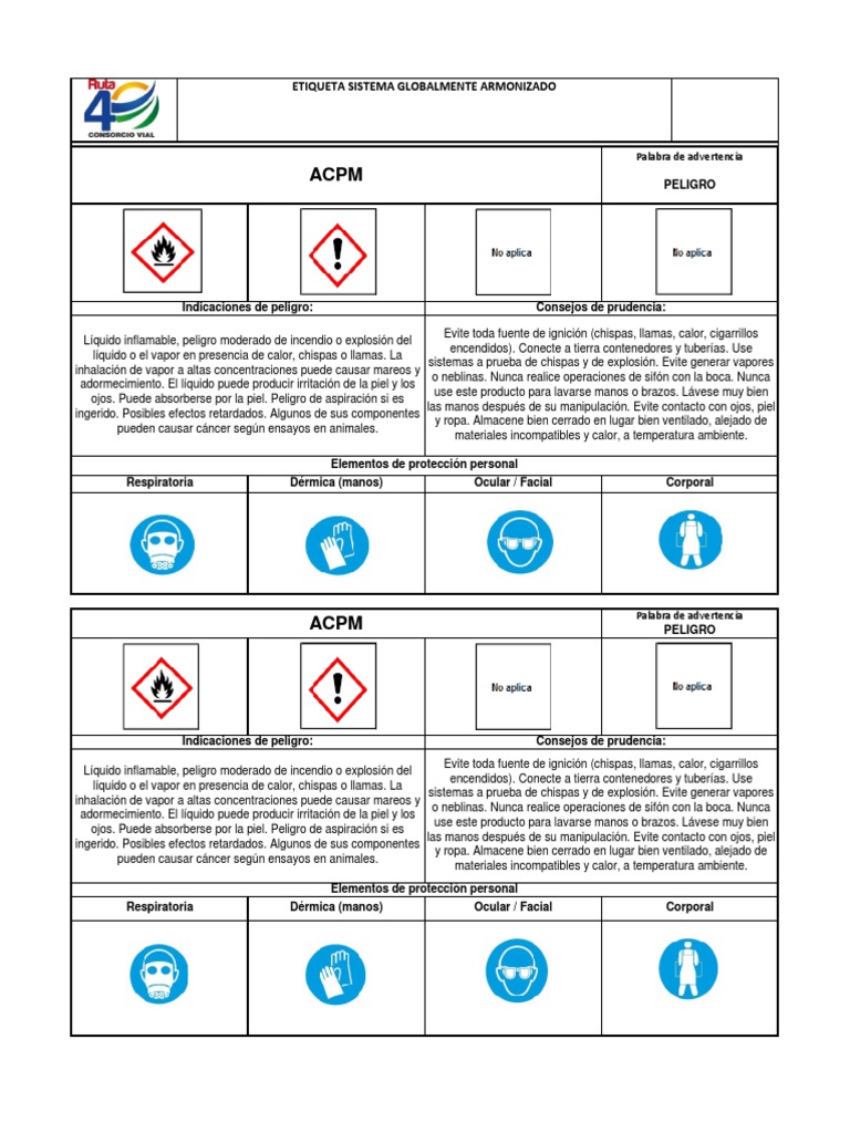 Etq Acpm | PDF | Ciencias fisicas | Química