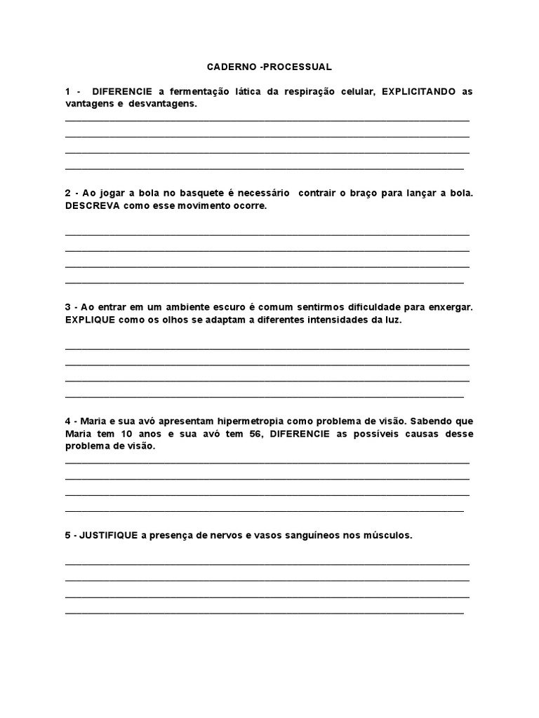 6º Ano - IITRI - Treino Processual | PDF