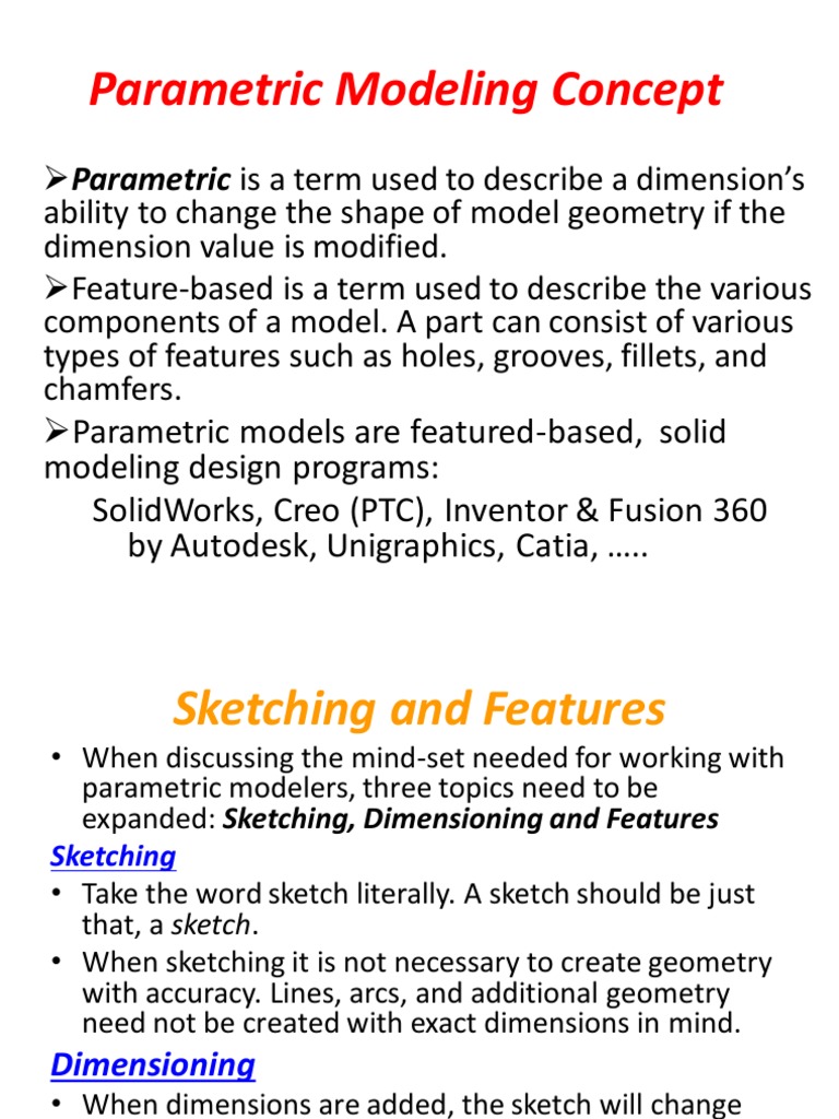 Understanding Parametric Modeling | PDF | Technology & Engineering