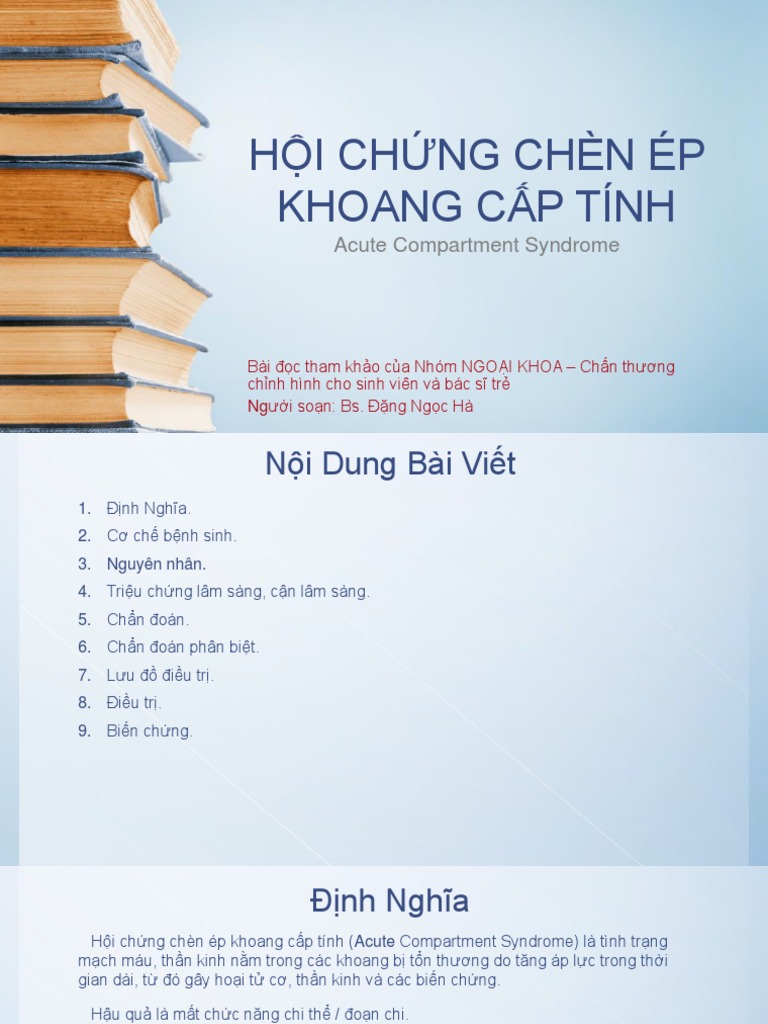 H I CH NG Chèn Ép Khoang | PDF