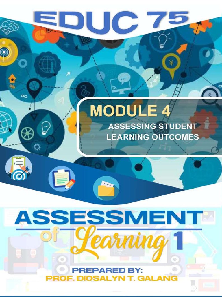 EDUC 75 Module 4 Revised | PDF | Educational Assessment | Rubric (Academic)
