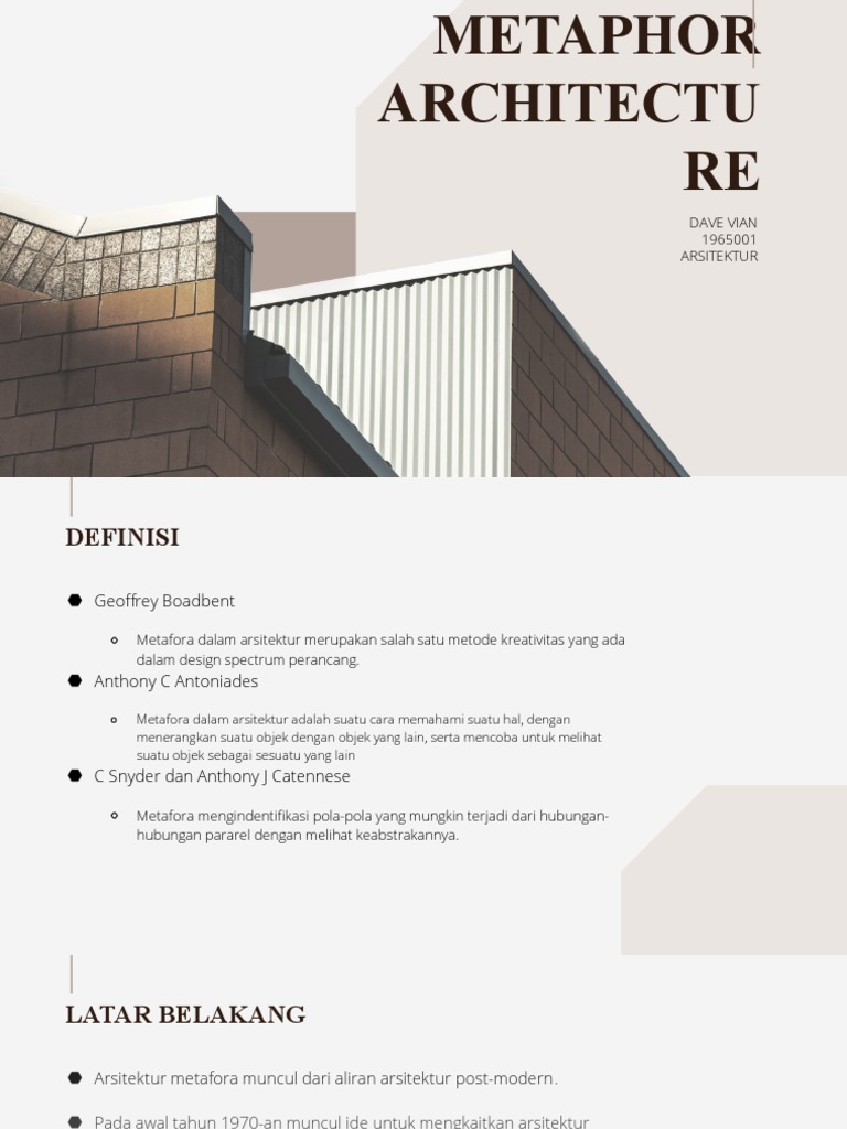 Metaphor Architecture | PDF