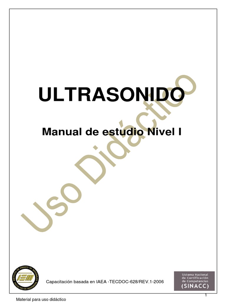Ultrasonido: Manual de Estudio Nivel I | PDF | Refracción | Olas