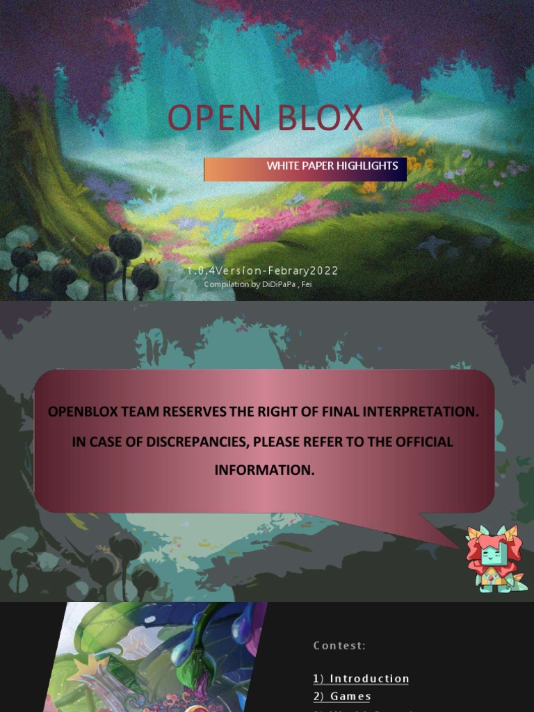 OpenBlox-Whitepaper 9.13.26 AM | PDF | Gene | Dominance (Genetics)