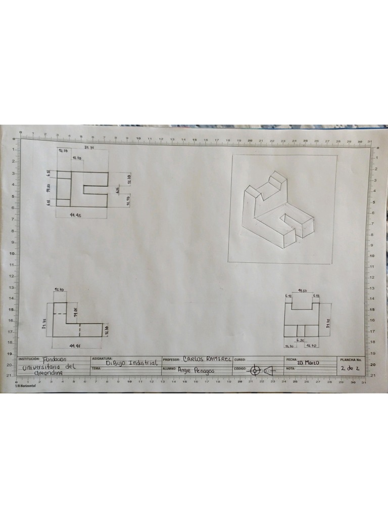 Eje 3 Dibujo Industrial | PDF