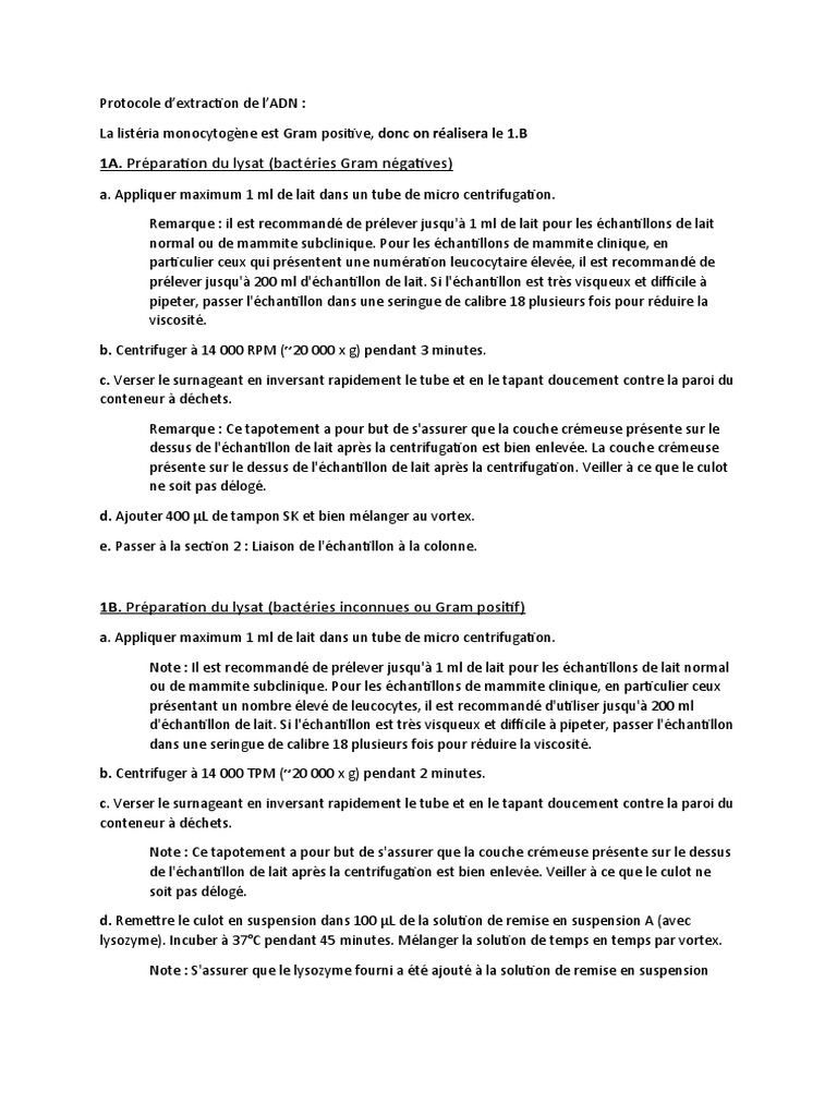 Extraction ADN | PDF | Chimie