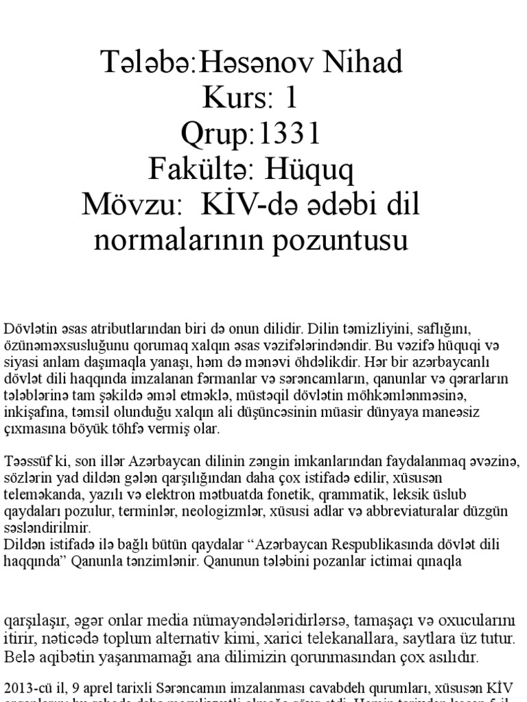 KİV | PDF