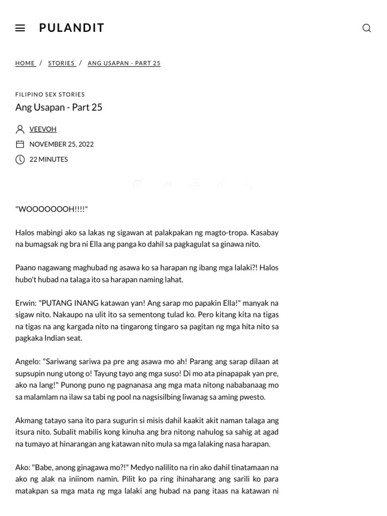 Pulandit: Ang Usapan - Part 25 | PDF