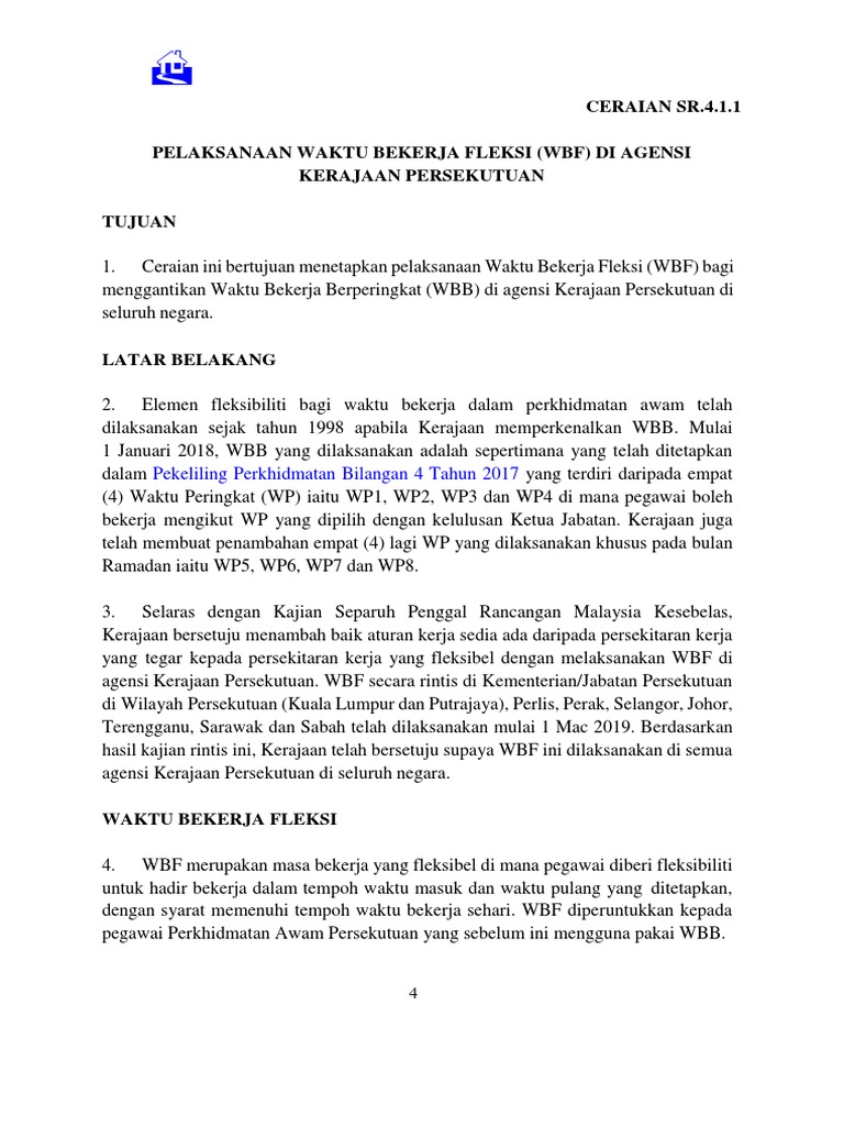 Ceraian SR.4.1.1 - Waktu Bekerja Fleksi | PDF