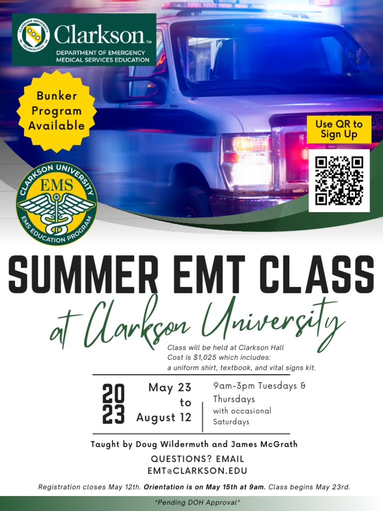 Clarksons Summer Emt Course | PDF