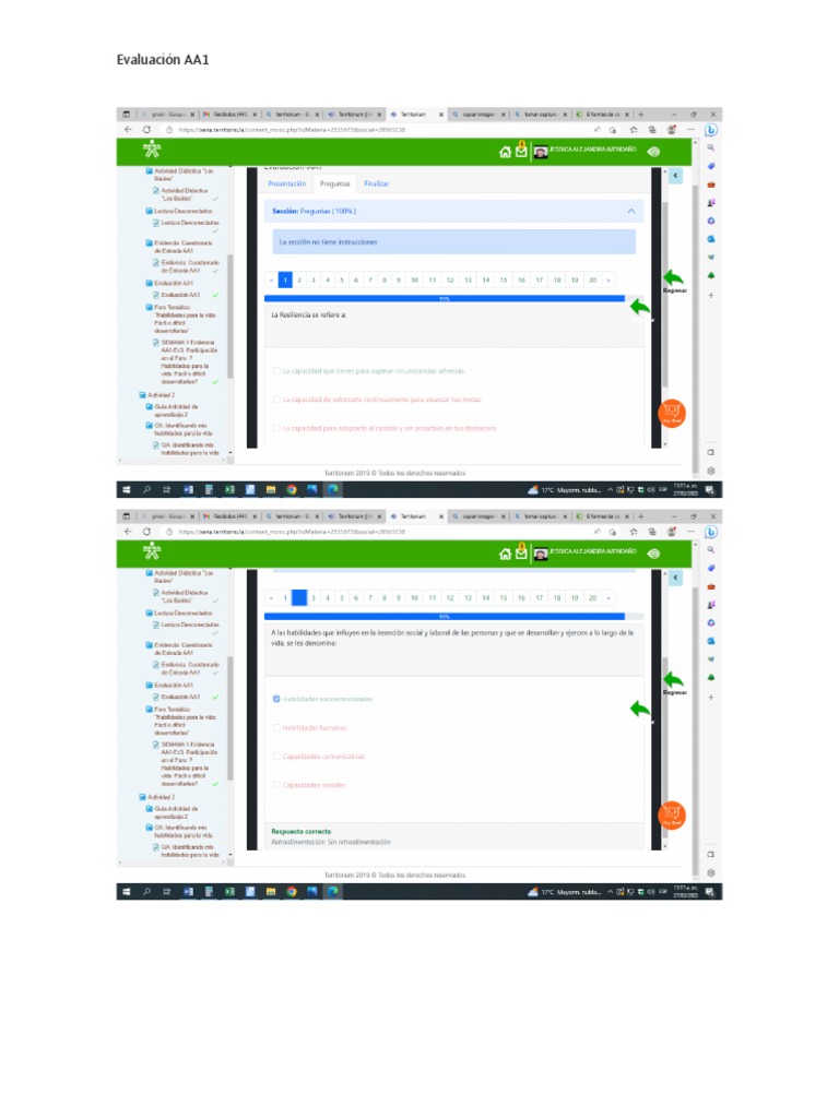Evaluación AA1-habilidades para la vida | PDF