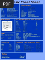 CSS Cheat Sheet | PDF | Cascading Style Sheets | Graphic Design