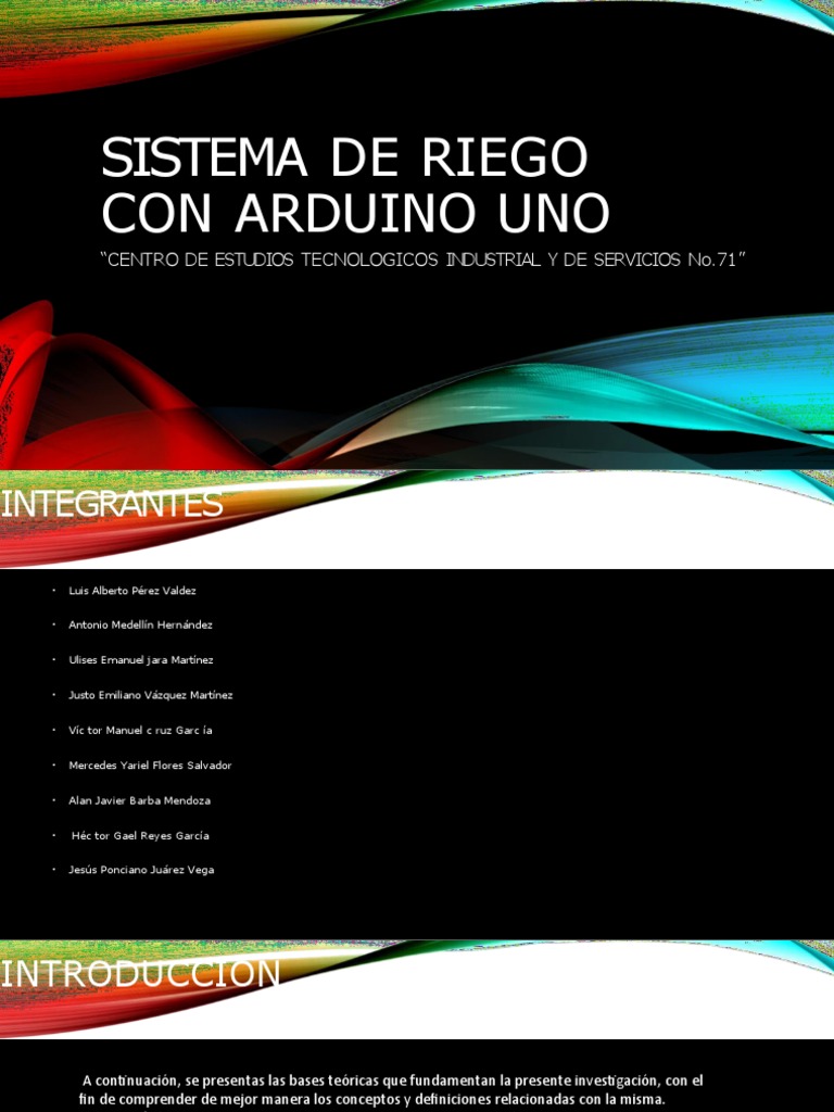 Riego Automatizado con Arduino | PDF | Riego | Agua