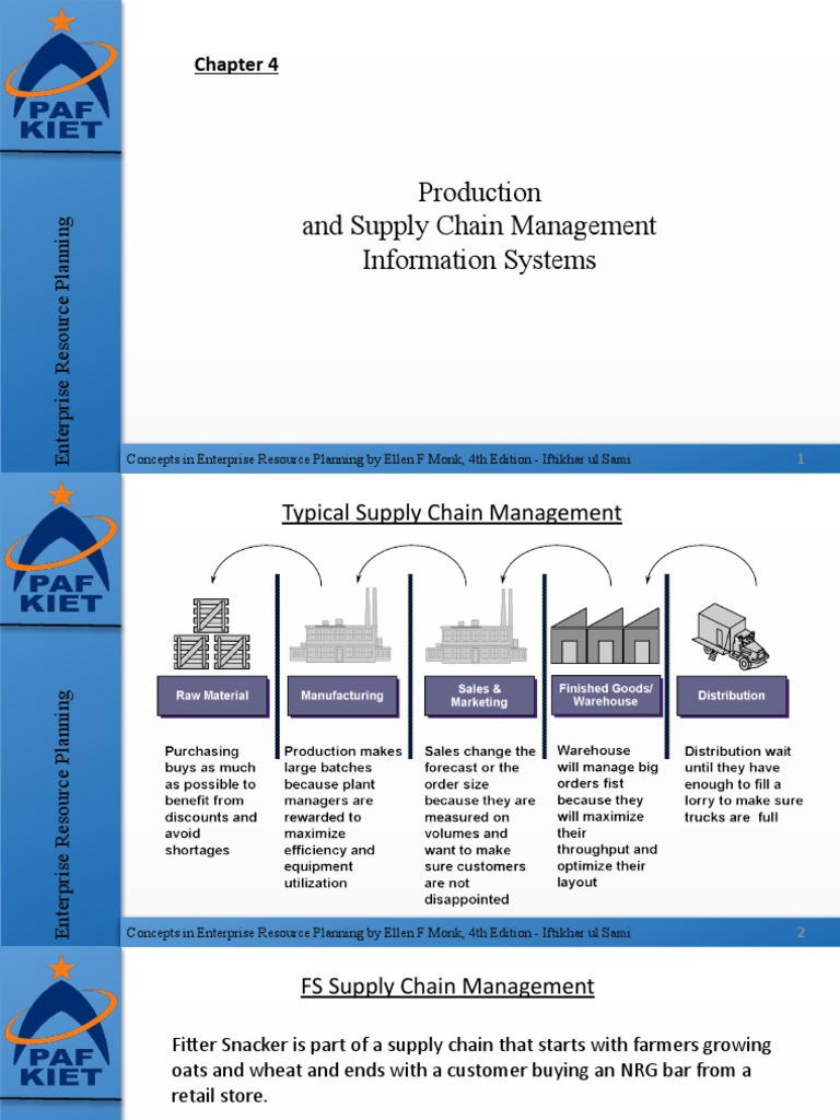 Production and Supply Chain Management Information Systems | Download ...