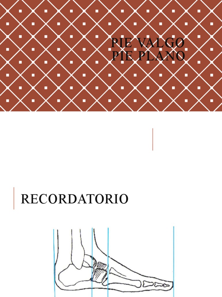 Pie Plano | PDF | Pie | Sistema musculoesquelético