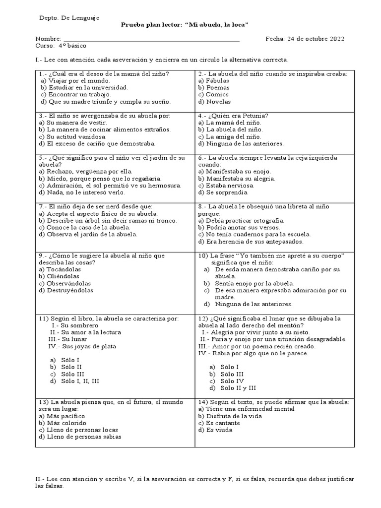 Libro Mi Abuela, La Loca | PDF