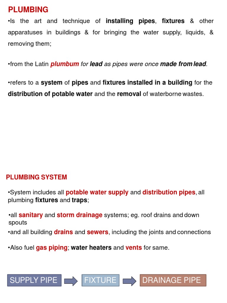 Building Water Supply Systems Explained | PDF | Plumbing | Water