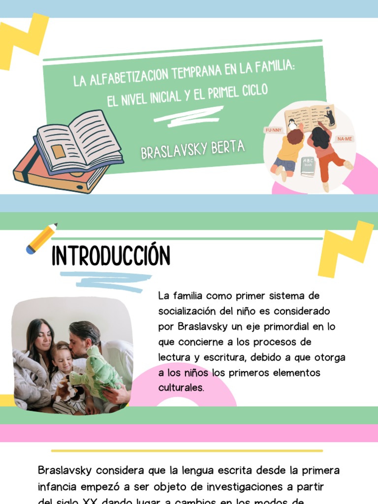 La Alfabetizacion Temprana en La Familia | PDF | Literatura | Aprendizaje