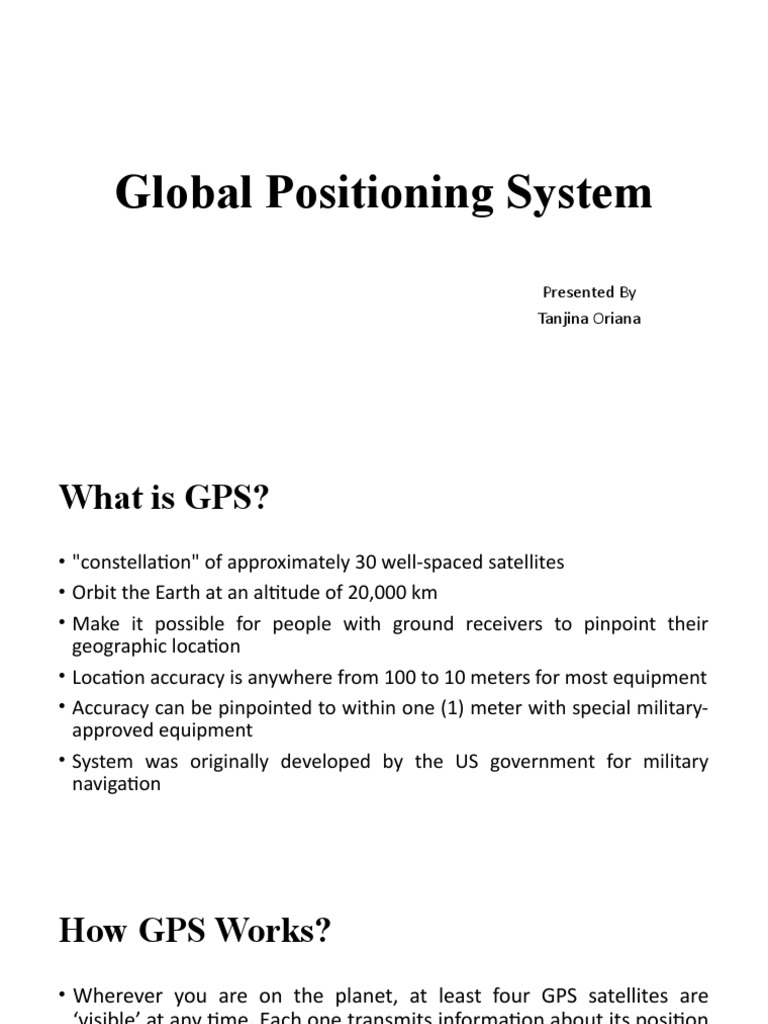 Lecture 5 GPS | PDF | Global Positioning System | Time