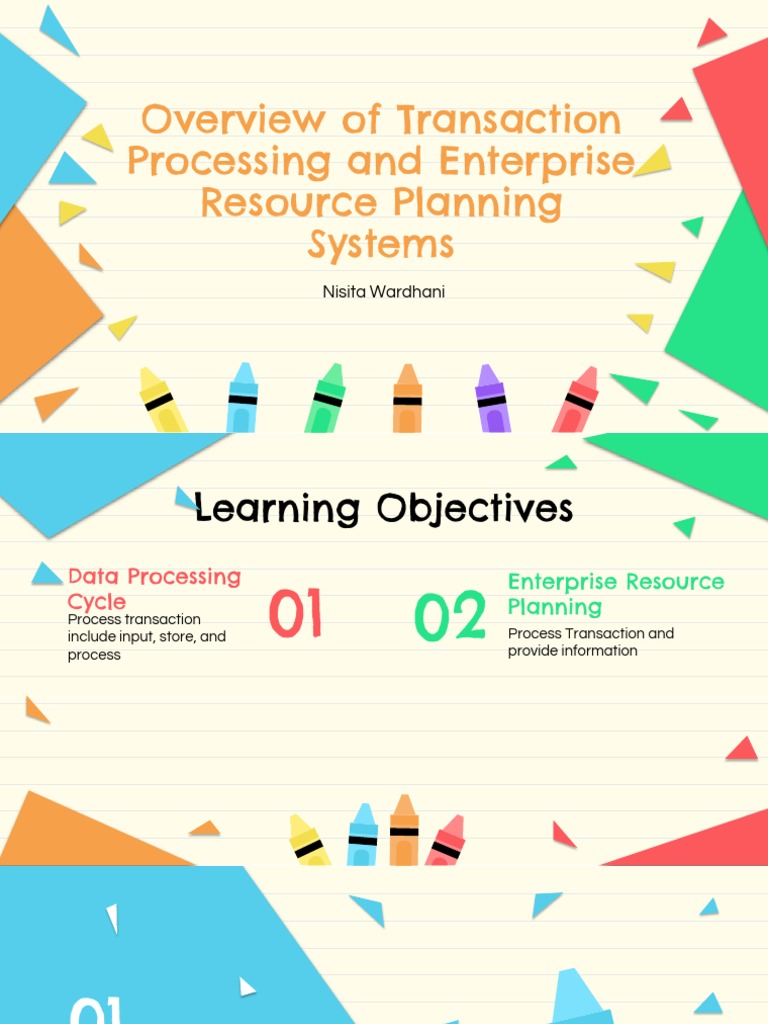 Overview of Transaction Processing and ERP Systems | PDF | Enterprise ...