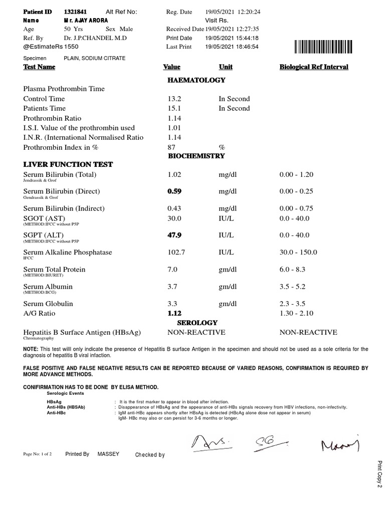 Liver Function Test Liver Function Test Liver Function Test Liver ...