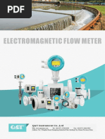 Electromagnetic Flow Meter Manual | PDF | Flow Measurement | Power Supply