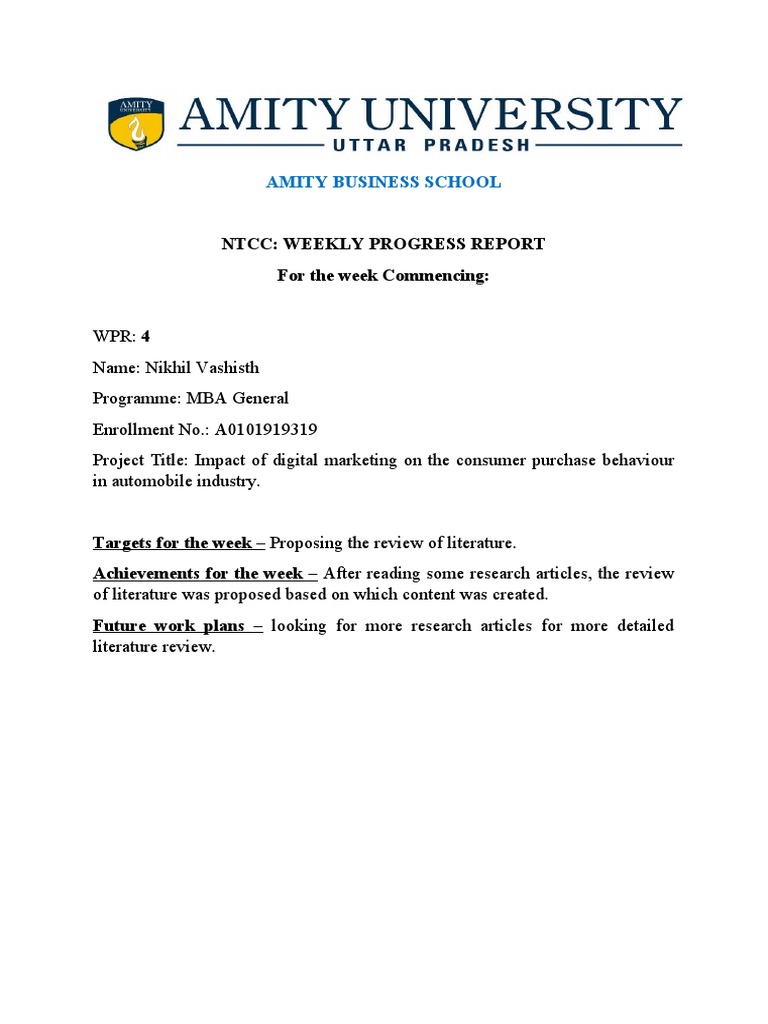 WPR - 4 Dissertation...... | PDF