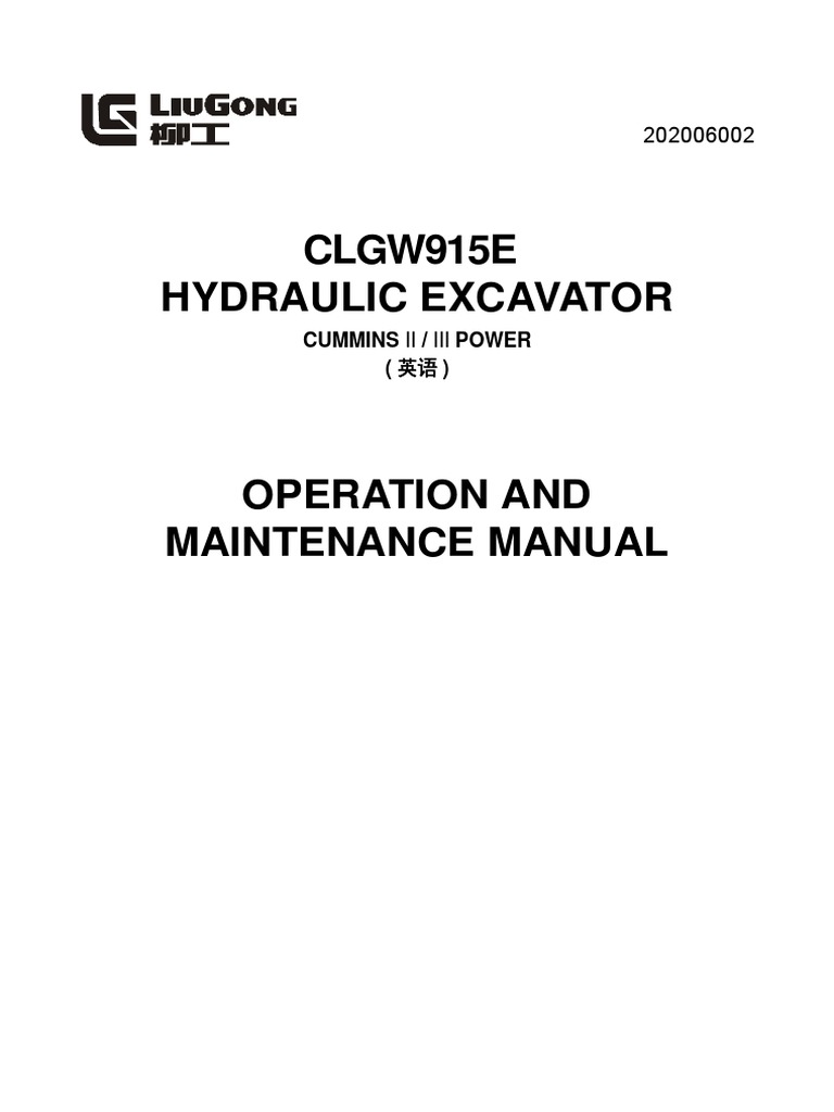 manua-CLGW915E (Cummins II ) OM 202006002-EN | PDF | Engines | Personal ...