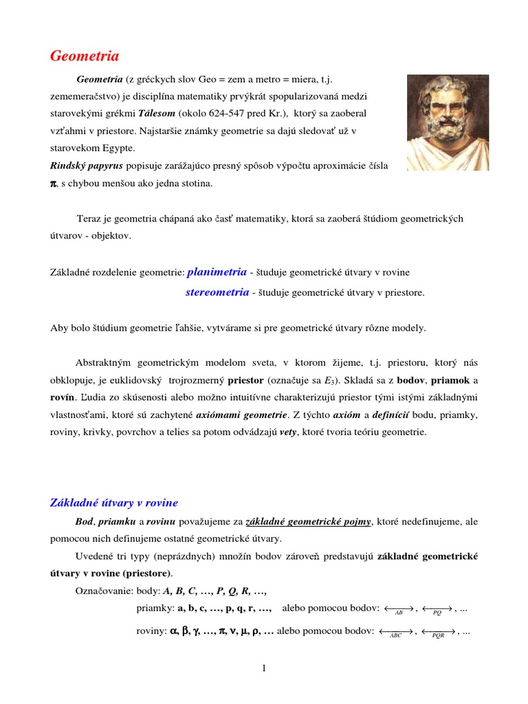 13 - Zaklady Planimetrie 281 29 | PDF