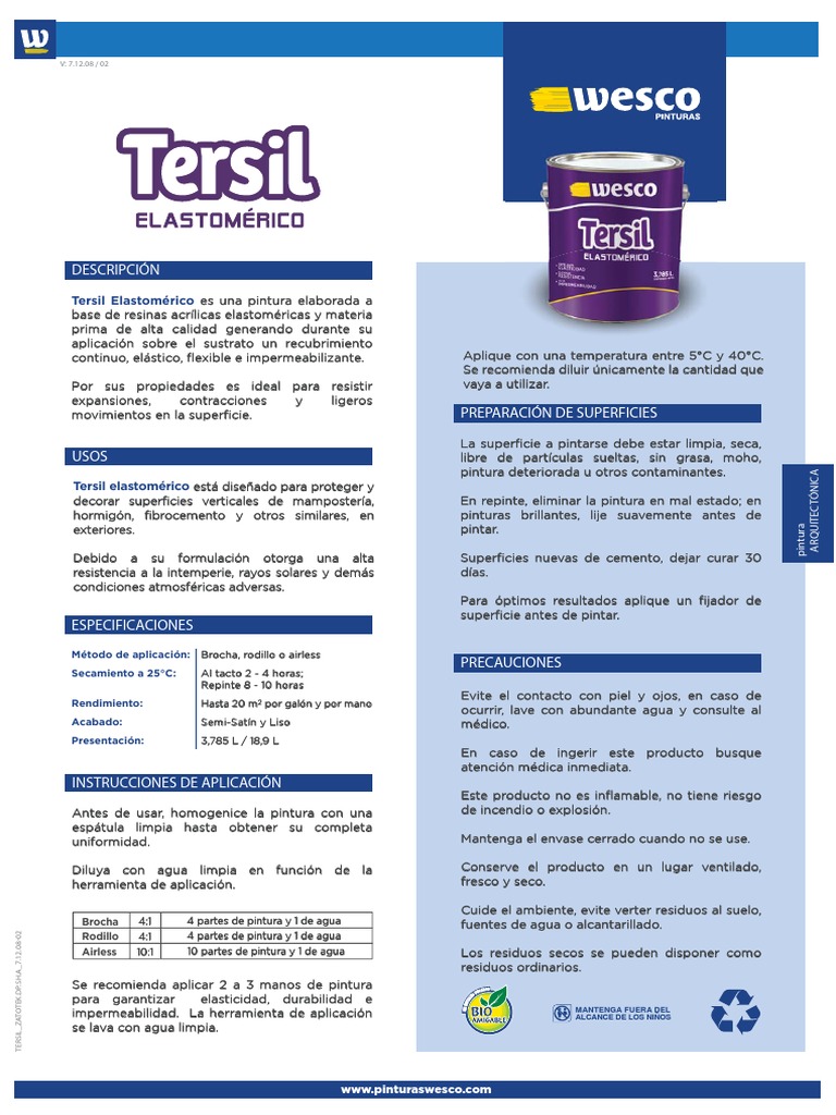 Elastomerico | PDF | Pintar | Agua