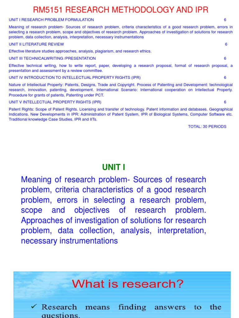 Unit I-1 | PDF | Hypothesis | Scientific Method
