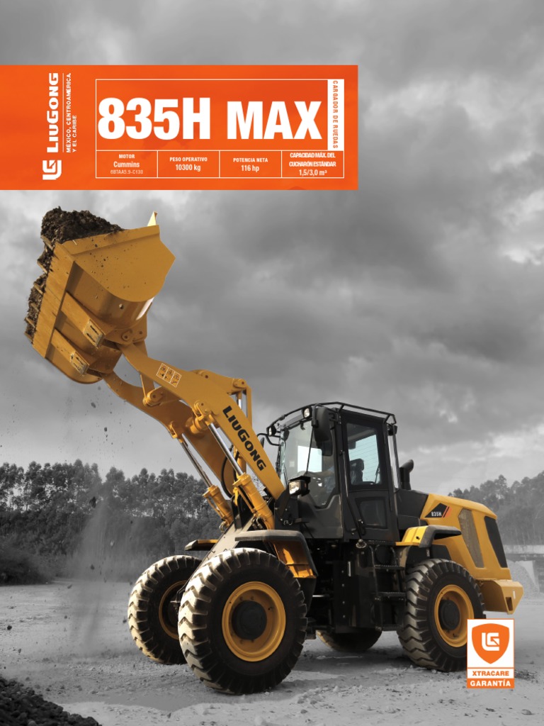 Especificaciones del Cargador 835H MAX | PDF | Vehículos | Tecnología ...