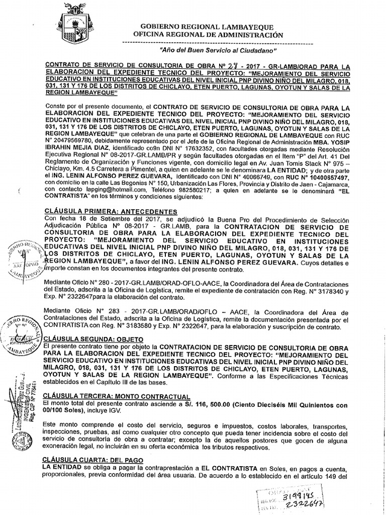 Modelo de Contrato | PDF