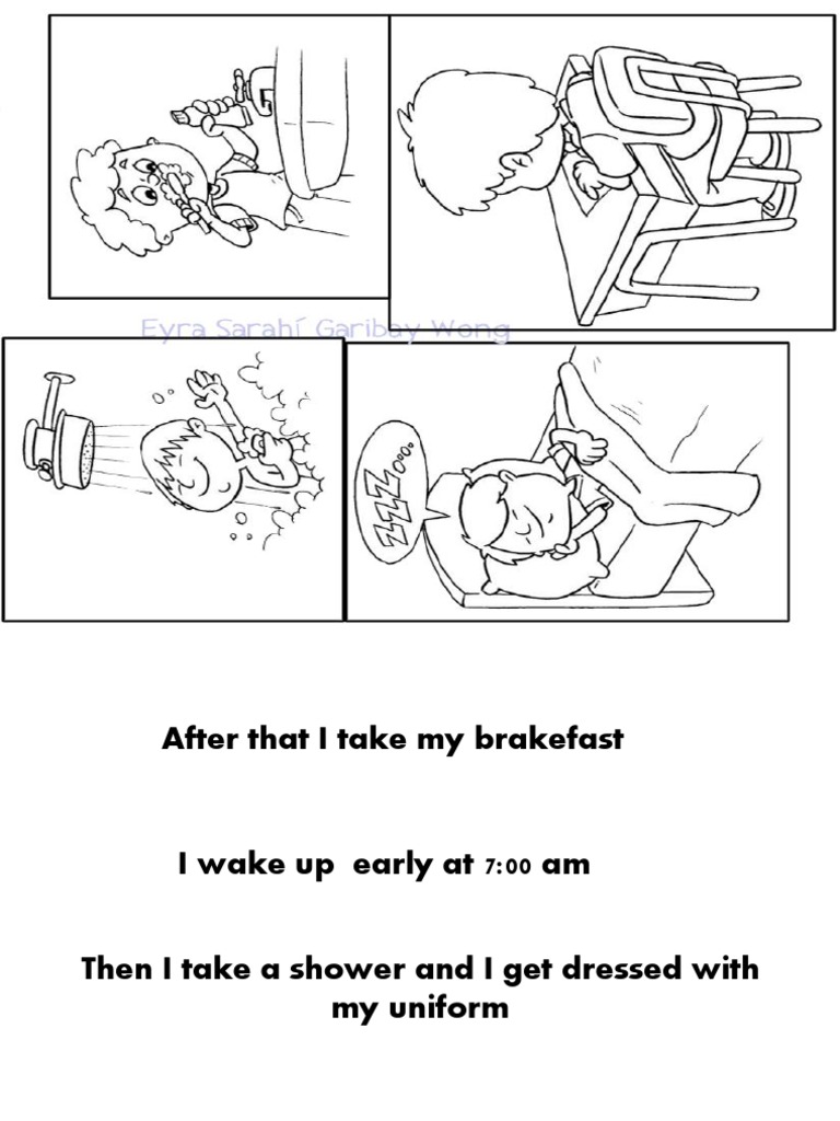 My Morning Routine Before School | PDF