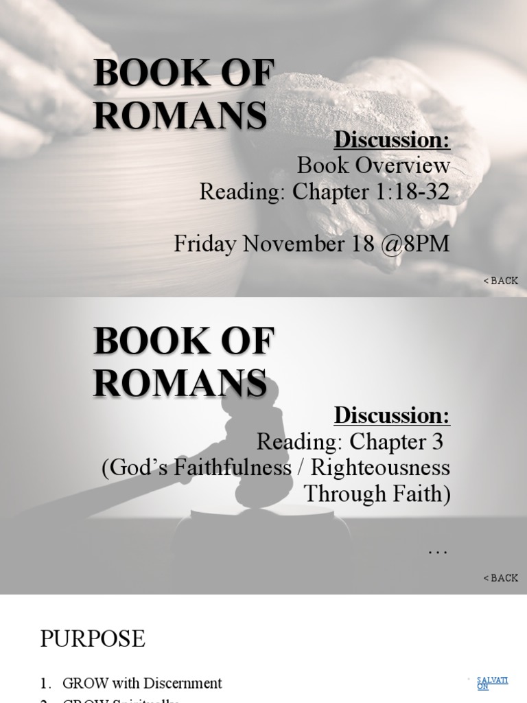 Overview of the Book of Romans | PDF