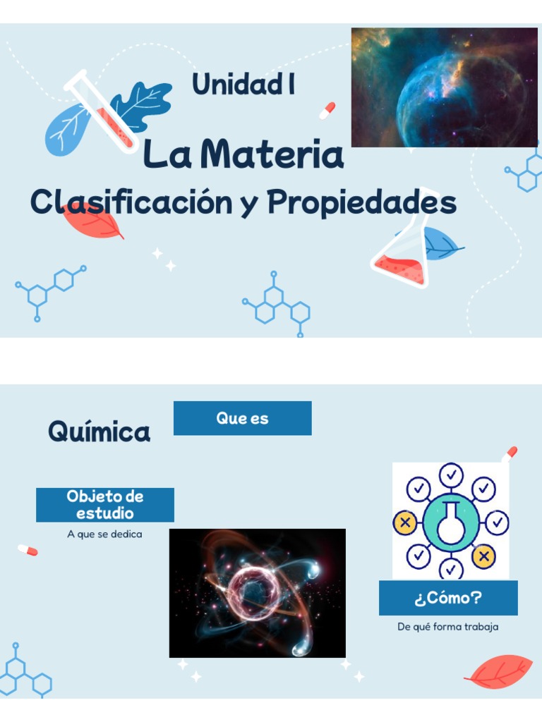 La Materia Clasificación y Propiedades | PDF | Importar | Naturaleza