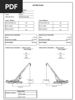 Lifting Plan Calculation (STC250) | PDF | Microsoft Excel | Crane (Machine)
