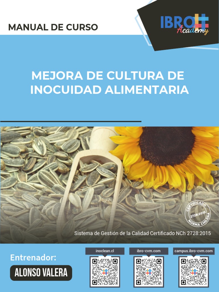 Mejora de Cultura de Inocuidad Alimentaria: Alonso Valera | PDF | Seguridad alimenticia ...
