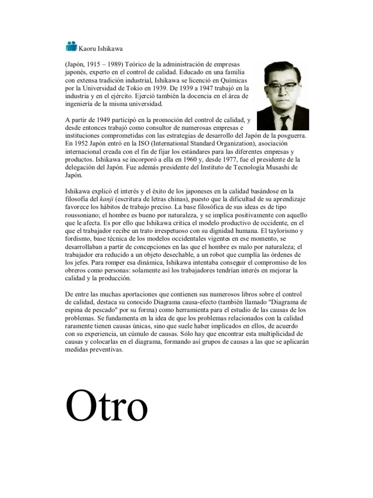 aportes de ishikawa
