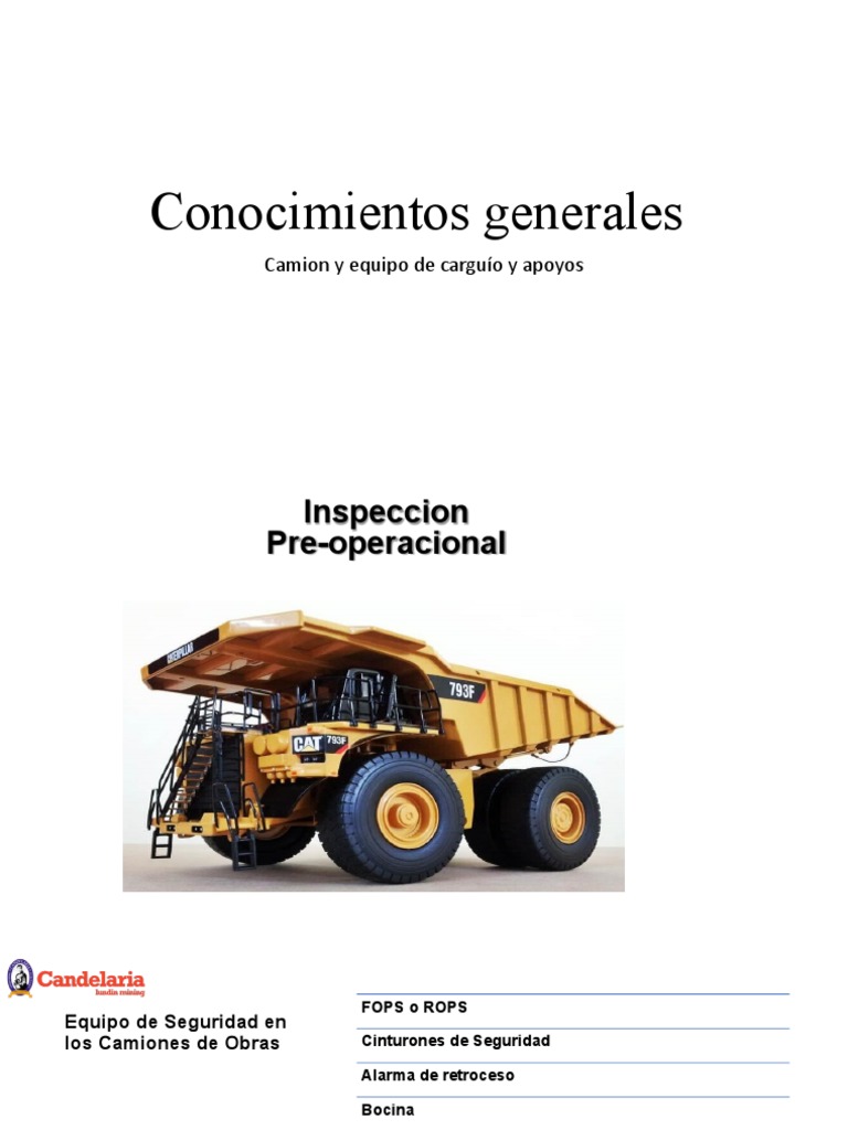 Conocimientos Generales Caex | PDF | Camión | Transmisión automática