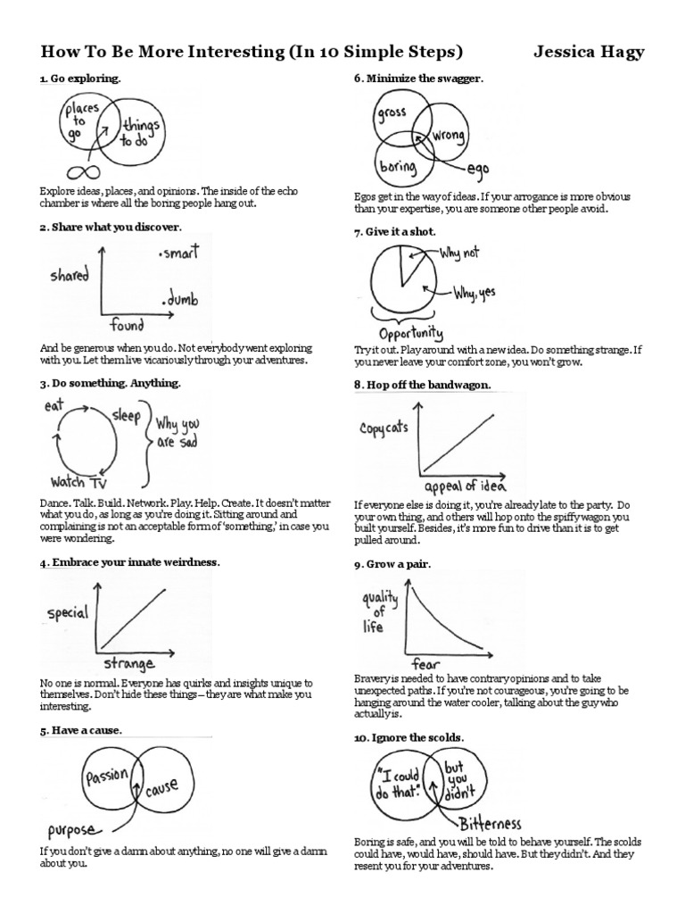 How to Be More Interesting: 10 Steps | PDF