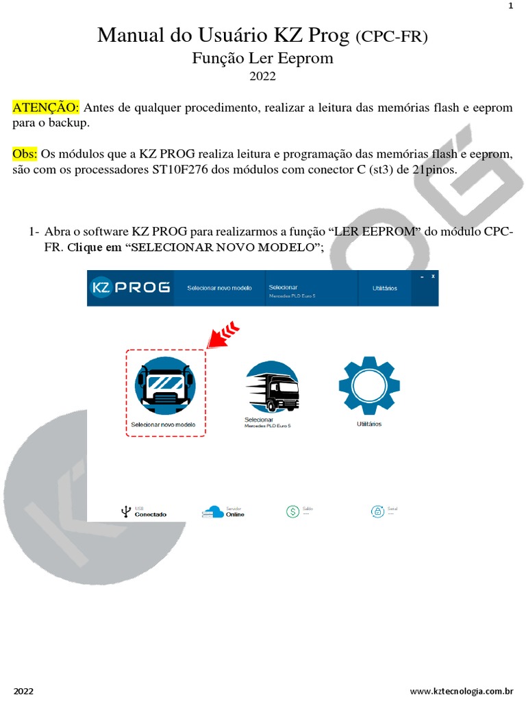 Manual CPC-FR Ler Eeprom | PDF